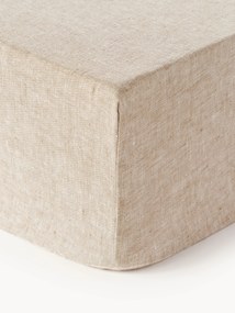 Lněné napínací prostěradlo na kontinentální postel Linna