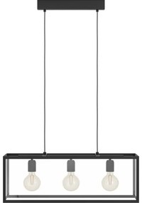 Eglo 49393 - Lustr CHARTERHOUSE 3xE27/60W/230V