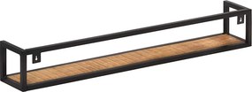 Nástěnné police 2 ks 1120 cm hrubé mangovníkové dřevo 320673