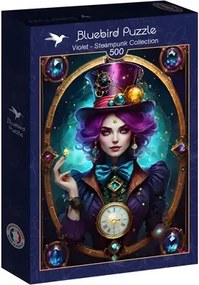 BLUEBIRD Puzzle Violet - steampunková kolekce / 500 dílků / 34,2 x 47,
