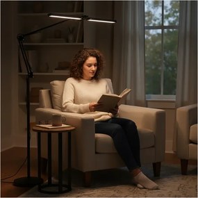 BRILAGI - LED Stm. flexibilní stojací lampa VARIO LED/14W/5V 157 cm černá