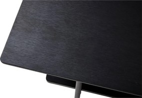 Černý konferenční stolek 55x110 cm Pensacola – Unique Furniture