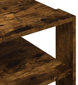 Konferenční stolek kouřový dub 59,5x59,5x40 cm kompozitní dřevo - Default Title