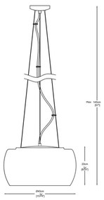 Zuma Line P0076-05L-F4FZ - Křišťálový lustr na lanku CRYSTAL 5xG9/42W/230V