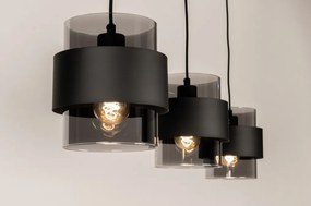 Závěsné svítidlo Retro 70er Line 110 Black