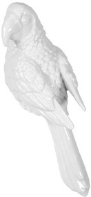 Bílý keramický papoušek 100243