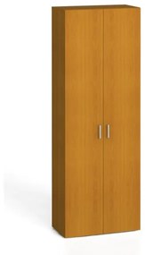 Kancelářská skříň s dveřmi PRIMO KOMBI, 5 polic, 2233 x 800 x 400 mm, třešeň
