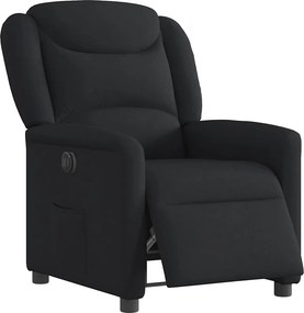 Elektrické polohovací křeslo černé textil 3303176