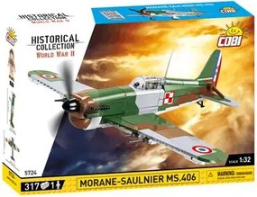 COBI 5724 Francouzský stíhací letoun Morane-Saulnier MS.406 / 1:32 / 3