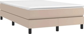 Rám postele s boxspringem cappuccino 120x200 cm umělá kůže 3120693