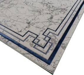 BE Koberec Allianz 6309 NAVY - tmavě modrý obdélníkový Rozměr: 60x100 cm