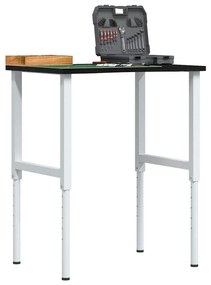 Pracovní stůl tmavě hnědý 80 x 60 x (71,5–98) cm masivní dub 3309720