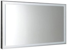 Sapho, LUMINAR LED podsvícené zrcadlo v rámu 1200x550mm, chrom, NL560