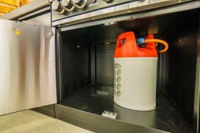 Venkovní kuchyně GrandHall s grilem Maxim G5 a s dřezem a vinotékou, 262cm