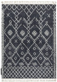 Dywany Łuszczów, Kusový koberec Berber Tanger B5940 grey and white, 180x270, šedá, obývací pokoj