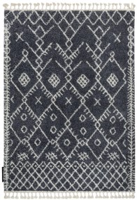 Dywany Łuszczów Kusový koberec Berber Tanger B5940 grey and white - 80x150 cm