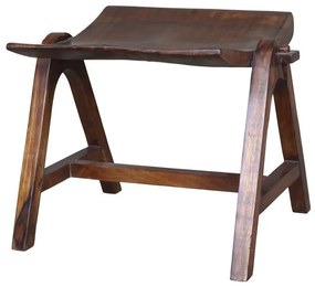 Dřevěná stolička z mangového dřeva Antiqou - 54*41*41 cm