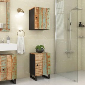 Koupelnová skříňka 38 x 33 x 58 cm masivní recyklované dřevo