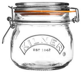 Kilner Clip Top zavařovací sklenice s klipem, kulatá, 0,5 l, 0025.490