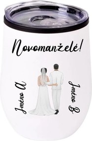 Personalizovaný termohrnek "BOWL" se svatebním párem