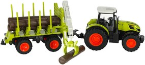 Ikonka rc zemědělský traktor s vlekem farmy, dálkově ovládaný, 2.4 g, 3.7 v, 500 mah