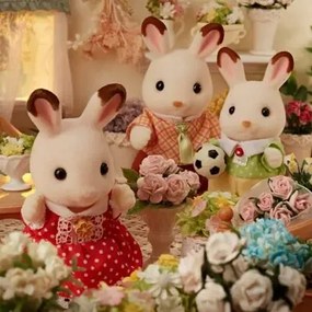 Sylvanian Families Rodina ´´chocolate´´ králíků - nová / od 3 let
