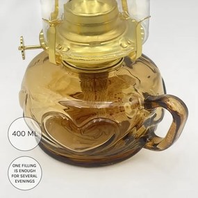 Brilagi - Petrolejová lampa MERLIN oranžová