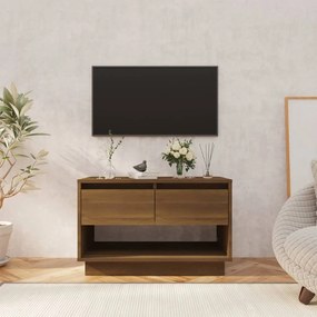 812977 vidaXL TV stolek hnědý dub 70 x 41 x 44 cm dřevotříska