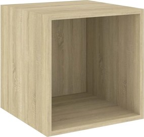 4dílný set TV skříněk dub sonoma kompozitní dřevo 3079775
