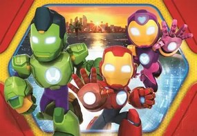 Clementoni 24829 Puzzle Iron Man a jeho úžasní přátelé MAXI 24 dílků /