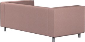 Potah na pohovku IKEA  Klippan 2-místná barva růžová látka pletený vzor