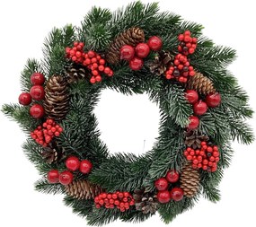 XXXLutz VĚNEC 33 cm X-Mas - Vánoční věnce & květiny - 0079670143