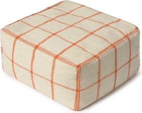 Krémový sedací vak Geo Block – Lorena Canals