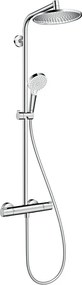 Hansgrohe Crometta S - Showerpipe 240 1jet s termostatem, chrom, HAN-27267000