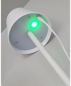 LED Stmívatelná dotyková stolní lampa LED/5W/5V USB 1200 mAh bílá