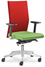 LD seating Element 430-SYS-F40-N6 - Kancelářská židle  - červená/zelená
