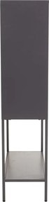 Šedá ocelová vitrína 75x150x35 cm Acier – Premier Housewares