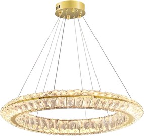 Toolight Toolight, LED stropní svítidlo 80cm, 45W, 4000K, APP1769-CP, zlatá, OSW-04347