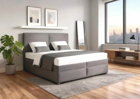 Americká postel boxspring MARCO 200x200, s úložným prostorem
