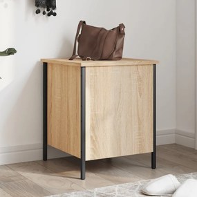 vidaXL Úložná lavice 40 x 42,5 x 50 cm kompozitní dřevo [839009] Barva: hnědý dub