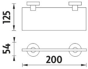 Nimco Police, 20 cm UNIX nerez - UNM 13091B-20-10