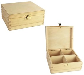 Morex Dřevěná krabička na čaj 097036