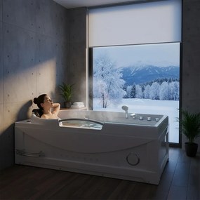 Terra Hydromasážní vířivá vana Ramzes 634 168x85 s ohřevem vody
