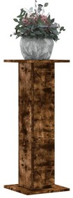 Stojany na rostliny 2 ks kouřový dub 30 x 30 x 80 cm kompozit 3307868