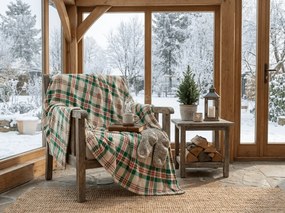 Mikroplyšová deka WINTER PLAID, barevná Rozměr: 150 x 200 cm