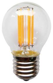 ACA DECOR LED žárovka Filament Ball E27 4W