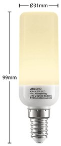 Arcchio LED trubková žárovka E14 4,5W 3 000K 2ks