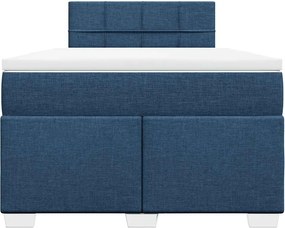 Box spring postel s matrací černá 120x190 cm textil 3285833