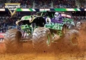 EUROGRAPHICS Puzzle Monster Jam Grave Dgger v plechové krabičce / 550