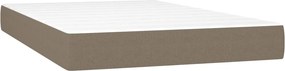 Box spring postel s matrací taupe 120x200 cm textil 3136985